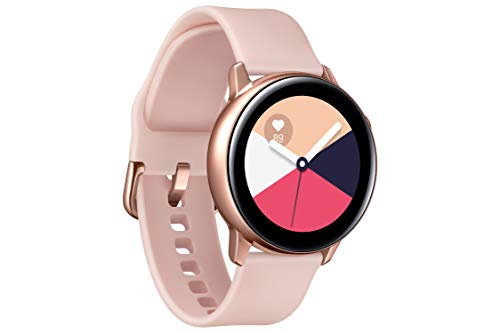 SAMSUNG Galaxy Watch Active (40MM, GPS, Bluetooth) Smart Watch with Fitness Tracking, and Sleep Analysis - Rose Gold (US Version)