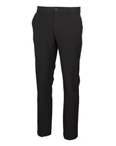 cutter & buck mens cb drytec 50+upf moisture wicking bainbridge sport golf pants, black, 38w x 30l us