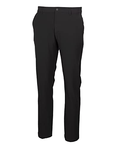 Cutter & Buck mens Cb Drytec 50+upf Moisture Wicking Bainbridge Sport Golf Pants, Black, 38W x 30L US