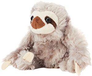 wild republic pocketkins sloth stuffed animal, five inches, gift for kids, plush toy, fill is spun recycled water bottles, 5 inches, model number: 21193