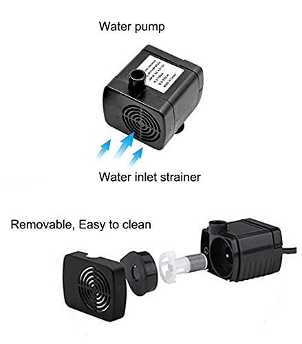 Lewisia Replacement Pump BP200 for Solar Water Fountain Pump