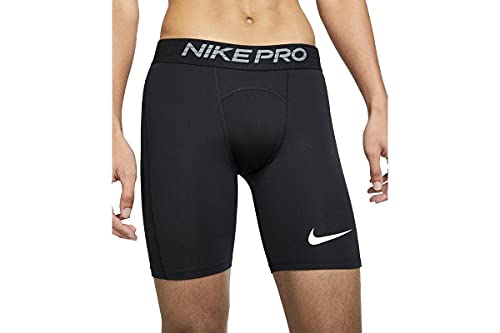 Nike Men's Shorts Pro (Medium, Black/White)