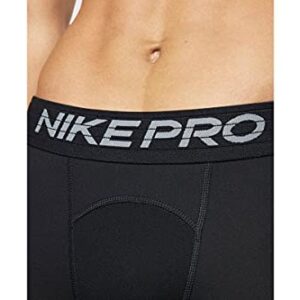 Nike Men's Shorts Pro (Medium, Black/White)