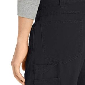 Amazon Essentials Men's Carpenter Jean with Tool Pockets, Black, 34W x 32L