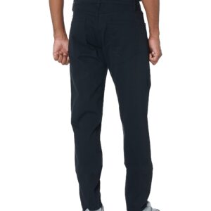 Amazon Essentials Men's Straight-Fit 5-Pocket Stretch Twill Pant, Black, 34W x 30L