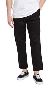 carhartt wip men's abbott pants, black, 34