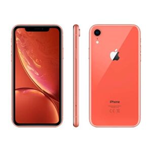 Apple iPhone XR, 64GB, Coral - Unlocked (Renewed)