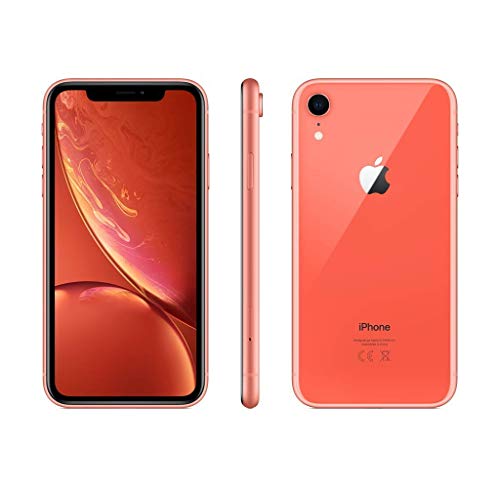 Apple iPhone XR, 64GB, Coral - Unlocked (Renewed)