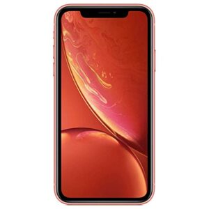 Apple iPhone XR, 64GB, Coral - Unlocked (Renewed)