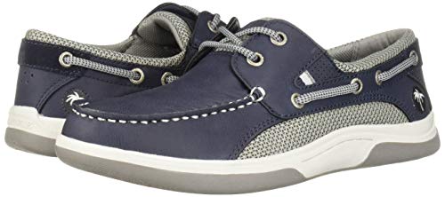 Margaritaville Men's Steady Boat Shoe, Navy, 11 Regular US