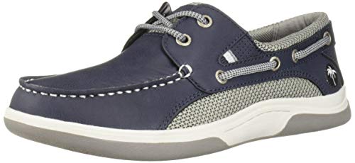 Margaritaville Men's Steady Boat Shoe, Navy, 11 Regular US