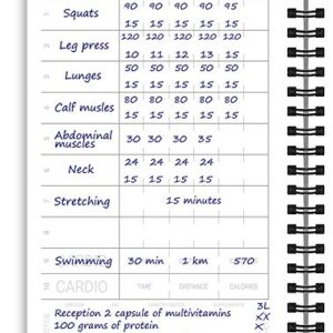 Undated Fitness Log Book & Workout Planner - Designed by Experts Gym Notebook, Workout Tracker, Exercise Journal for Men Women