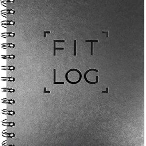 Undated Fitness Log Book & Workout Planner - Designed by Experts Gym Notebook, Workout Tracker, Exercise Journal for Men Women