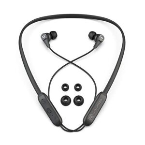 JLab JBuds Band Wireless Earbud Neckband Headset | Black | IP66 Sweatproof | Bluetooth 5 Connection | Built-in Microphone for Phone Calls | 3 EQ Sound Settings Signature, Balanced, Bass Boost