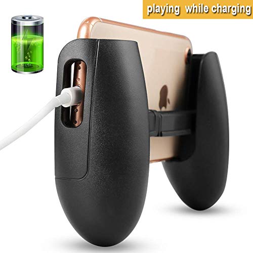 SONGVEN Mobile Game Controller Handle for Smartphone Gaming Trigger for PUBG/Rules of Survival Smartphone Game Controller Joystick for Android Smartphone Joypad (R8 Handle)