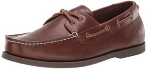 tommy hilfiger men's brazen3 boat shoe, natural, 9