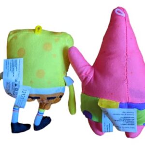 Spongebob 10 Inch and Patrick 11 Inch Stuffed Plush Doll Toy Set