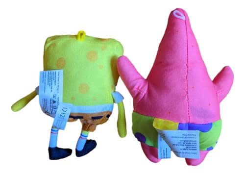 Spongebob 10 Inch and Patrick 11 Inch Stuffed Plush Doll Toy Set