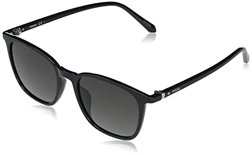 Fossil Men's Male Sunglass Style FOS 3091/S Rectangular, Black, 53mm, 19mm