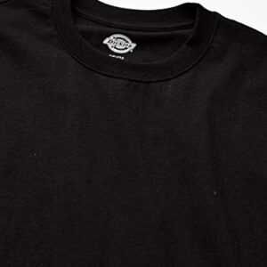 Dickies mens Short Sleeve Heavweight Crew Neck Big-tall Work Utility T Shirt, Black, 1X Tall US