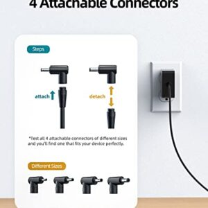 Charger for Asus Laptop, (Safety Certified by UL), Round Power Connector, 65W, 45W, 33W