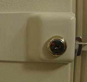 Fridge Lock Refrigerator Door Lock (white)