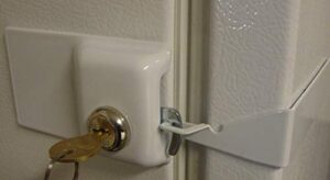 fridge lock refrigerator door lock (white)