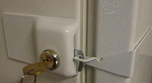 Fridge Lock Refrigerator Door Lock (white)