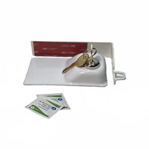 Fridge Lock Refrigerator Door Lock (white)