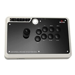 MAYFLASH Arcade Stick F500 Elite with Sanwa Buttons and Sanwa Joysticks for Xbox Series S/X, Xbox One, 360, PS4, PS3, Switch, Android, Windows, macOS, Raspberry pi, Steam, NEOGEO mini, SEGA MEGA DRIVE/GENESIS mini