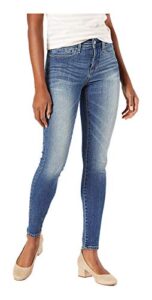 signature by levi strauss & co. gold label women's totally shaping skinny jeans, cape town, 8 short