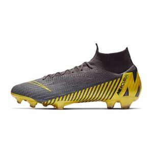 nike superfly 6 elite fg mens football boots ah7365 soccer cleats (uk 6 us 7 eu 40, thunder grey black 070)