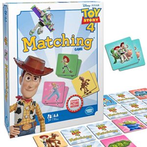 toy story 4 matching game by wonder forge | for boys & girls age 3 to 5 | a fun & fast memory game for kids | woody, jessie, buzz light-year, and more