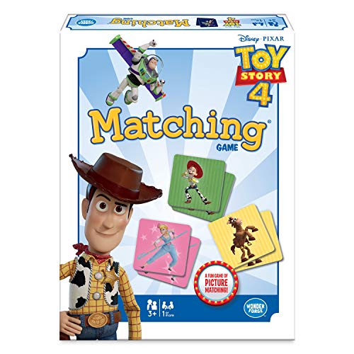 Toy Story 4 Matching Game by Wonder Forge | For Boys & Girls Age 3 to 5 | A Fun & Fast Memory Game for Kids | Woody, Jessie, Buzz Light-Year, and more