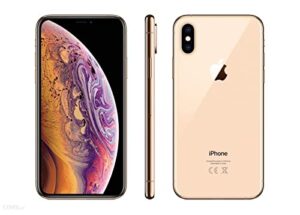 apple iphone xs max, us version, 256gb, gold - at&t (renewed)