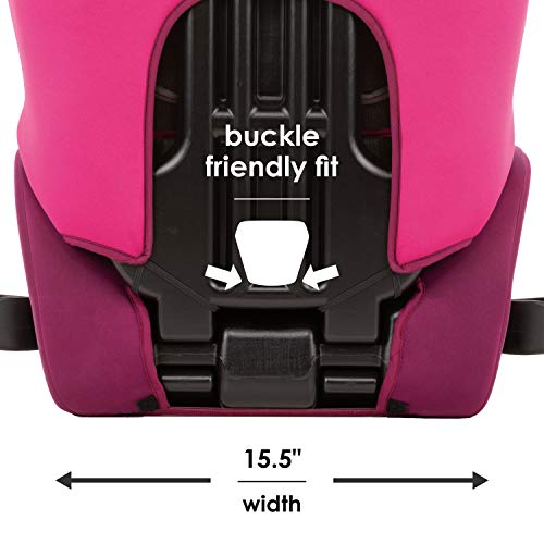 Diono Cambria 2 XL, Dual Latch Connectors, 2-in-1 Belt Positioning Booster Seat, High-Back to Backless Booster with Space and Room to Grow, 8 Years 1 Booster Seat, Pink