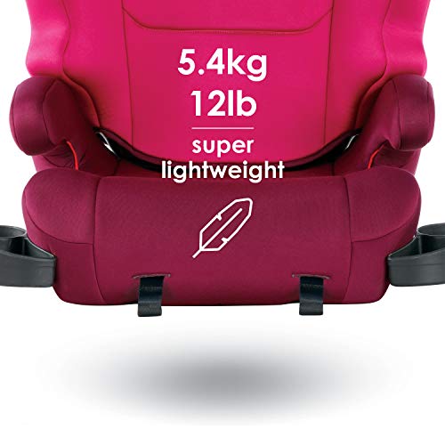 Diono Cambria 2 XL, Dual Latch Connectors, 2-in-1 Belt Positioning Booster Seat, High-Back to Backless Booster with Space and Room to Grow, 8 Years 1 Booster Seat, Pink