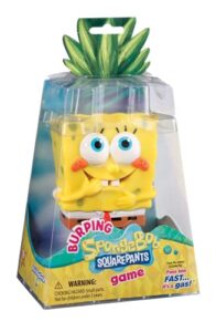 playmonster spongebob squarepants game — fast, musical kids game — funny sounds — roll the dice and pass him fast — for ages 6+, yellow