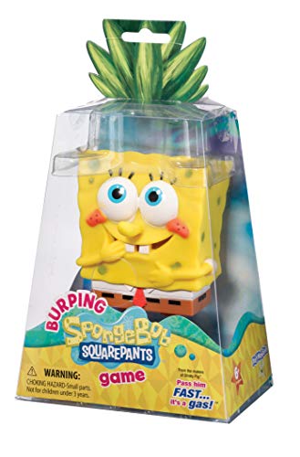 PlayMonster SpongeBob SquarePants Game — Fast, Musical Kids Game — Funny Sounds — Roll the Dice and Pass Him Fast — For Ages 6+, Yellow