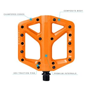 Crankbrothers MTB Pedals Stamp 1 Large Orange