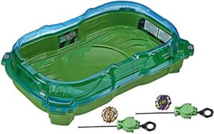 beyblade burst turbo slingshock cross collision battle set - complete set with burst beystadium, battling tops, & launchers game - age 8+