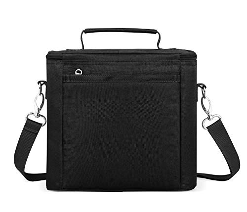 Simple Modern Lunch Box for Women & Men | Large Reusable Insulated Lunch Cooler Tote Bag | Spacious Container for Adult, Work, Travel, and School | Blakely Collection | 4 Liter | Midnight Black