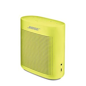 Bose SoundLink Color II: Portable Bluetooth, Wireless Speaker with Microphone- Citron