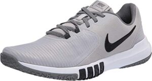 nike men's flex control tr4 cross trainer, light smoke grey/blacksmoke grey-dark smoke greywhite, 11 regular us