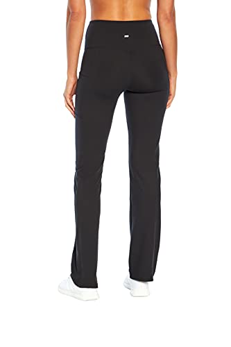 Marika Women's Standard Eclipse Tummy Control Bootleg Pant, Black, Medium