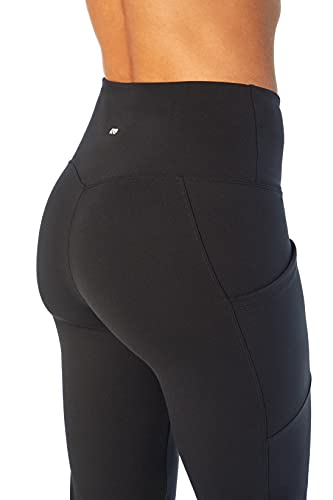 Marika Women's Standard Eclipse Tummy Control Bootleg Pant, Black, Medium