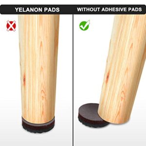 Non Slip Furniture Pads -24 pcs 2" Furniture Grippers Hardwood Floors , Non Skid for Furniture Legs,Self Adhesive Rubber Furniture Feet, Anti Slide Furniture Floors Protectors for Keep Couch Stoppers