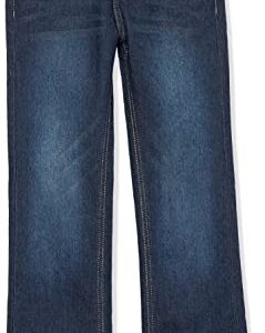 Lucky Brand Girls' Bootcut Fit Stretch Denim Jeans with Zipper Closure & Pockets, Barrier Wash, 10