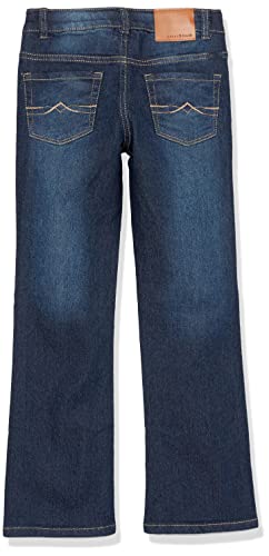 Lucky Brand Girls' Bootcut Fit Stretch Denim Jeans with Zipper Closure & Pockets, Barrier Wash, 10