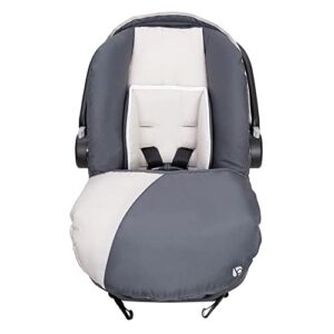 Baby Trend Ally Newborn Baby Infant Car Seat Carrier Travel System with Harness and Extra Cozy Cover for Babies Up to 35 Pounds, Gray Magnolia